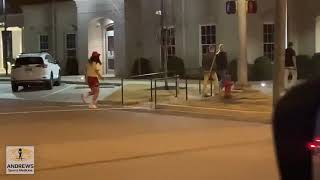 Forrest Gump runs through Tuscaloosa after Alabama's national championship win over Ohio State