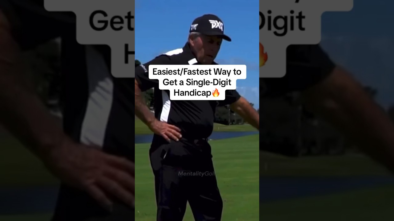 Easiest/Fastest Way to Get a Single-Digit Handicap 🔥 #GolfTips #GolfSwing #GolfStrategy #Golf