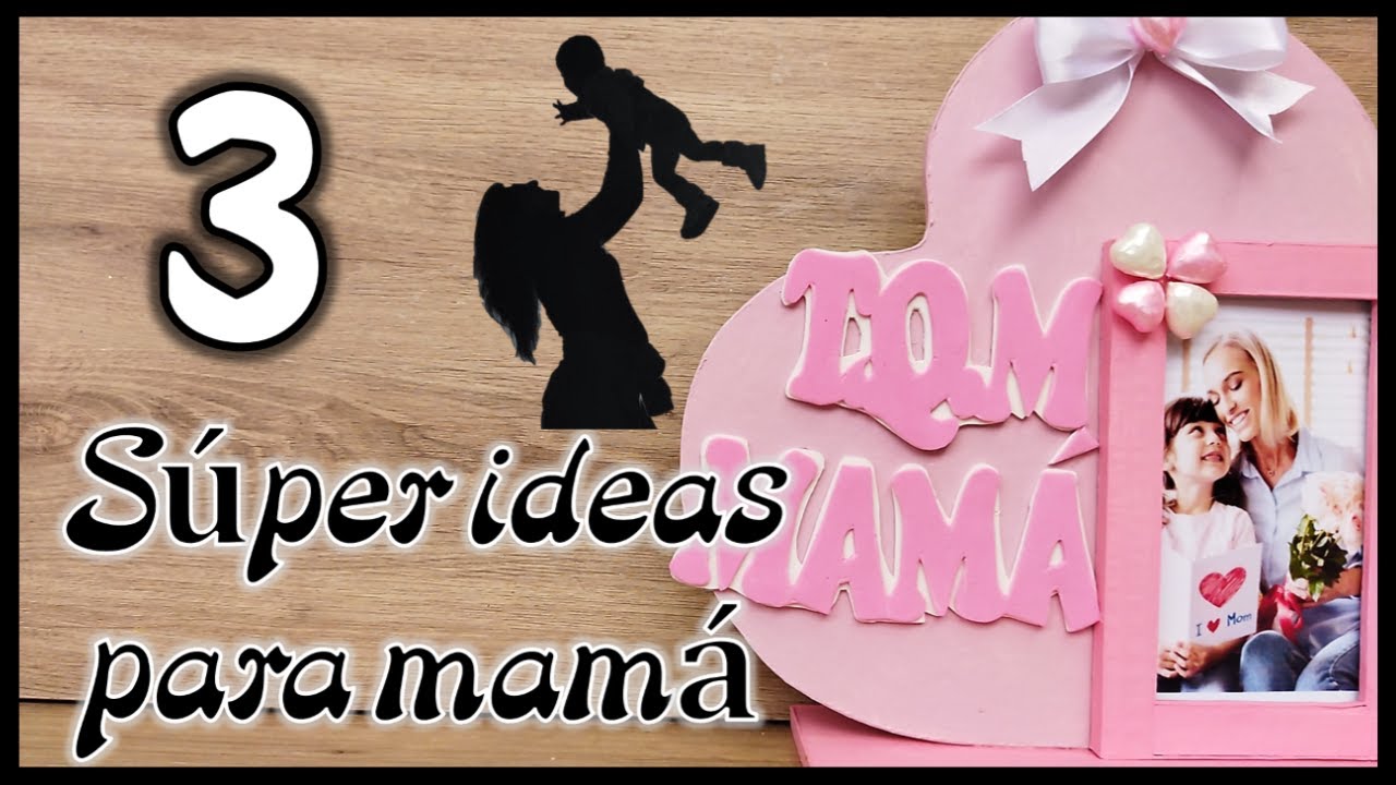 3 LINDAS IDEAS PARA EL DÍA DE LA MADRE - Manualidades con reciclaje - Crafts to give to mom