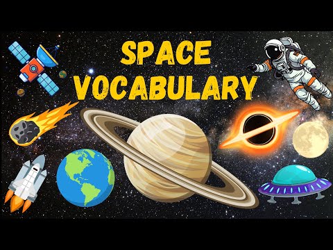 Space Vocabulary | 50 Space Elements Name in English | Universe Vocabulary | Galaxy Vocabulary