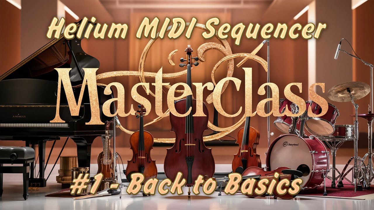 Helium MIDI Sequencer -  MasterClass #1 - Back to Basics