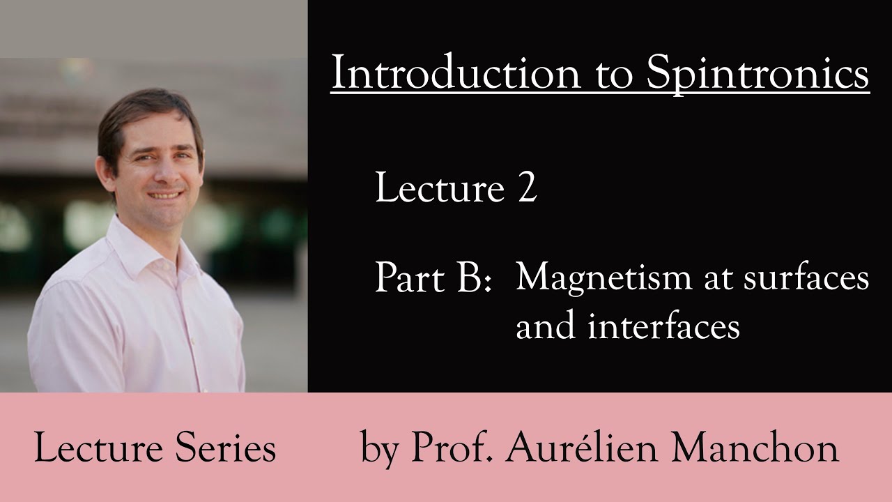 L2PB Introduction to Spintronics: Magnetism at Surfaces and Interfaces [ENG]