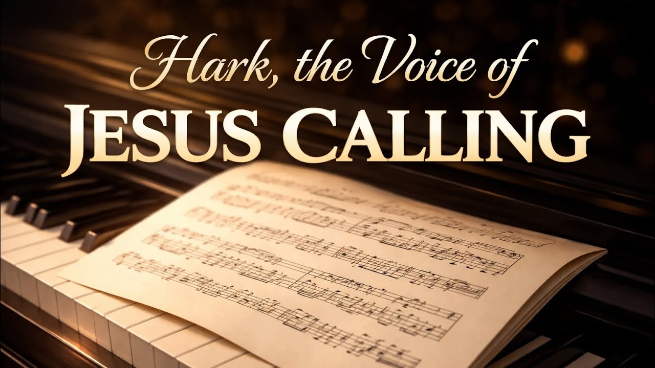 Hark the voice of Jesus calling - Piano sheet music.