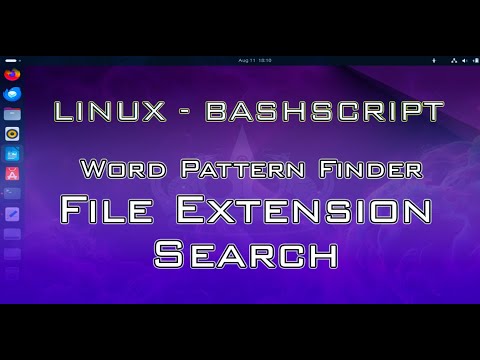 12 Bash Script - File Extension Search