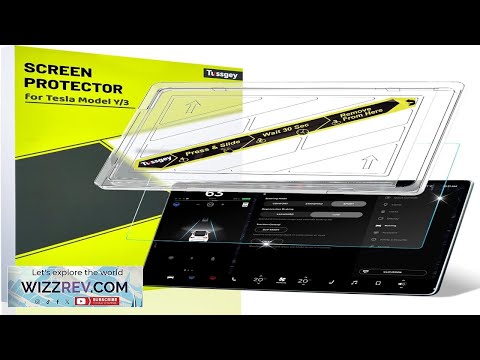 New Version Tesla Model Y/3 Screen Protector Accessories Matte【No More Glare! Anti Review