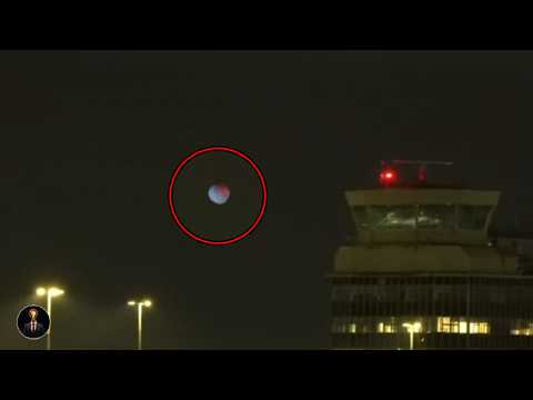"Manchester Airport Orb UFO Visits Again At Night" 1/2/2025 | HollywoodScotty VFX