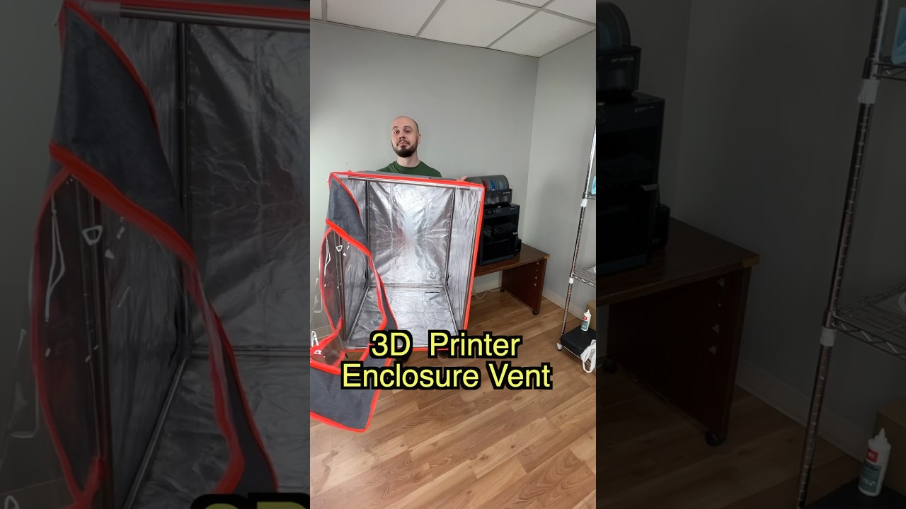 3D Printer Enclosure Vent Set-Up