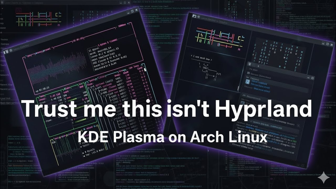 Believe Me or Not But this is not Hyprland!! This is KDE Plasma 6.5