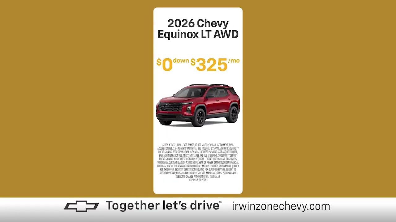 Irwin Chevy Save In May