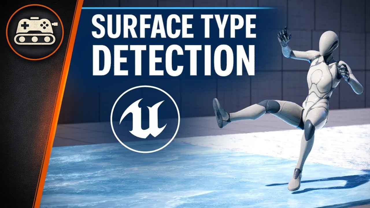 Detect Surface Types in Unreal Engine 5 — Slippery Ice, Snow, Grass & More! (Movement System)