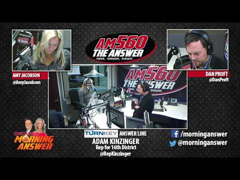 Adam Kinzinger to Dan & Amy "We won't lose war on terror because of a Trump tweet"