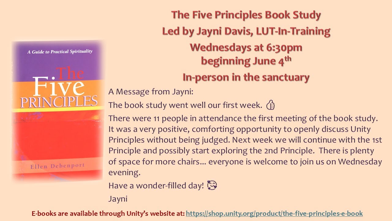5 Basic Unity Principles class from 06/04/2025