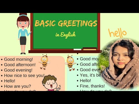 When to say what Greetings | Good Morning | Good Afternoon | Good Evening | Good Night | #Pricila