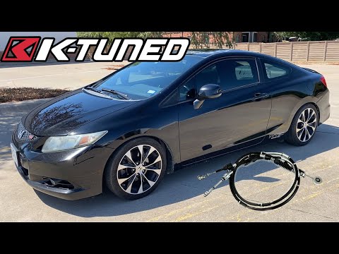 K-Tuned Shifter Cable Replacement 12-15 Civic Si