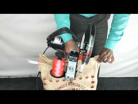Bag Closing Machine - Single Needle Portable Bag Closer Machine (Steel ...