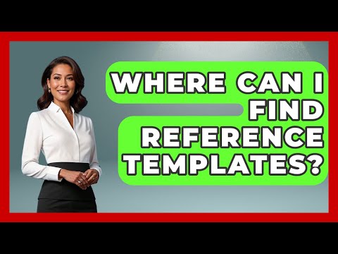 Where Can I Find Reference Templates? - Job Success Network