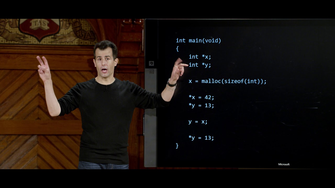 CS50 2018 - Lecture 3 - Memory, Pointer Fun with Binky
