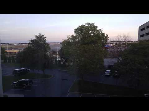 My hotel room view of the TF Green Airport in Providence, RI.