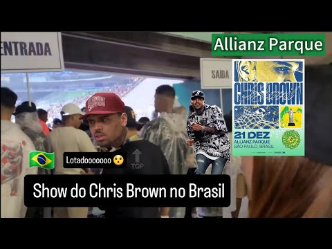 Chris Brown Show no Allianz Parque São Paulo Brasil