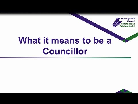 What it means to be a councillor