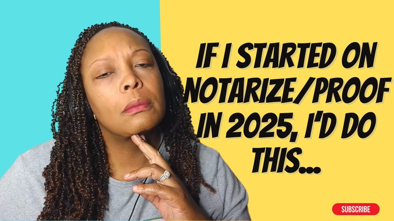 If I started on Notarize/Proof in 2025, I'd do this...