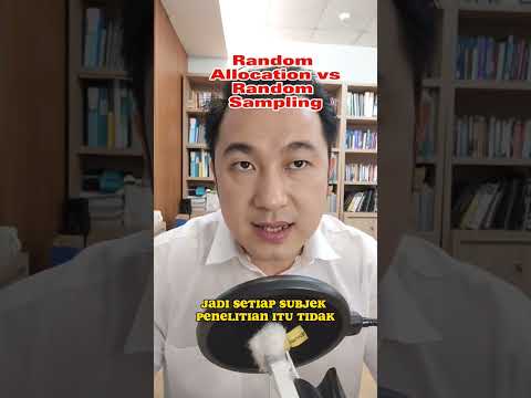 Random Sampling vs Random Allocation Penelitian Kedokteran #shorts