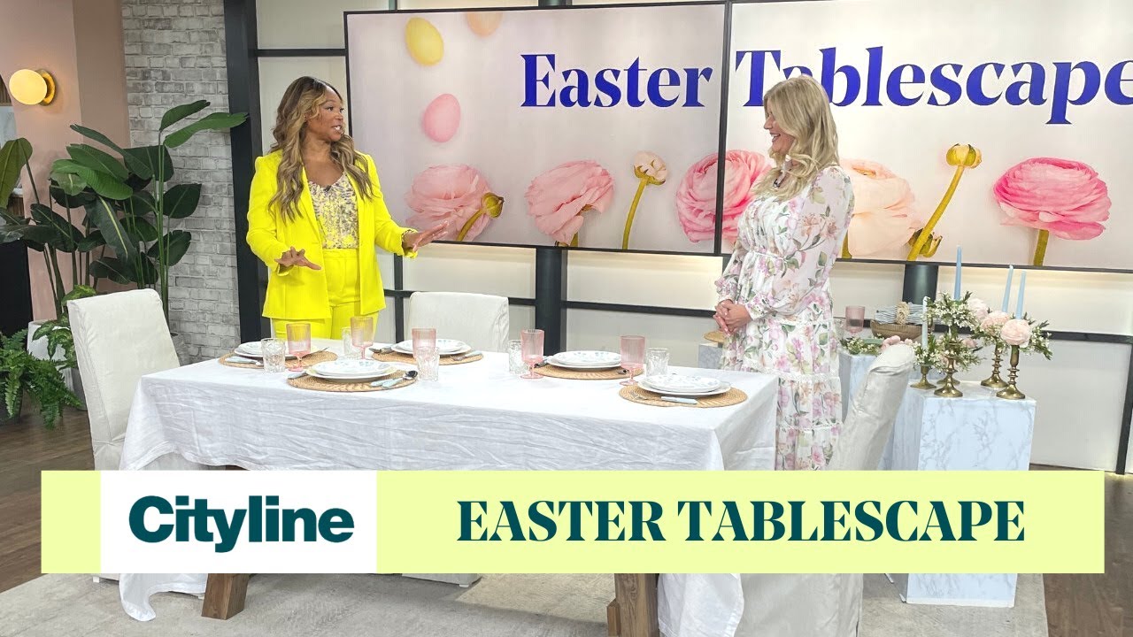 How to create a pastel Easter tablescape