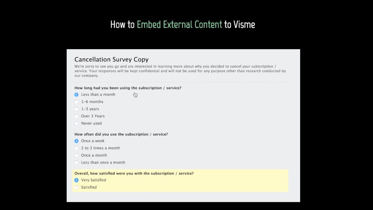 How to Embed External Quiz, Polls, Forms, iframe, HTML to Presentations and Infographics