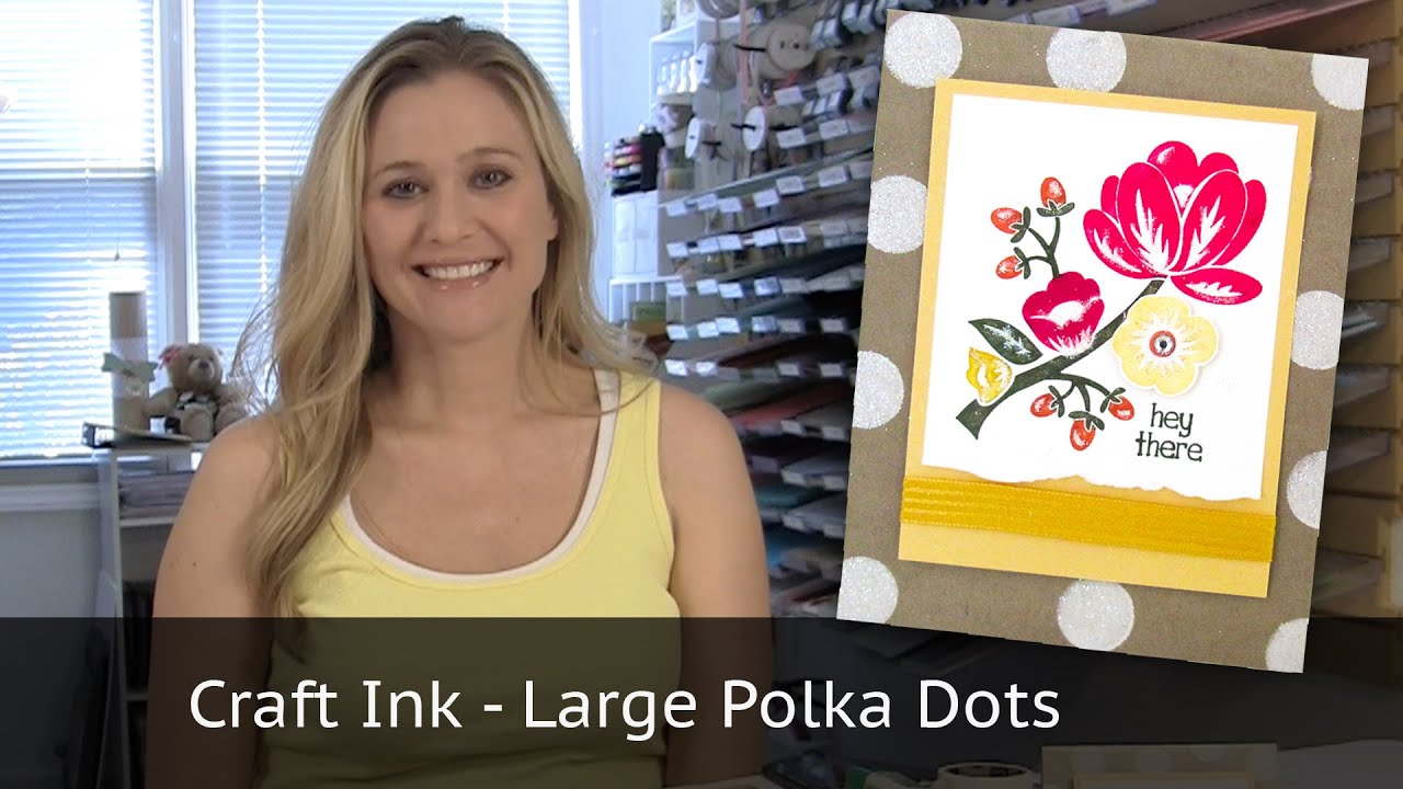 Polka Dot Background with Stampin Up Products