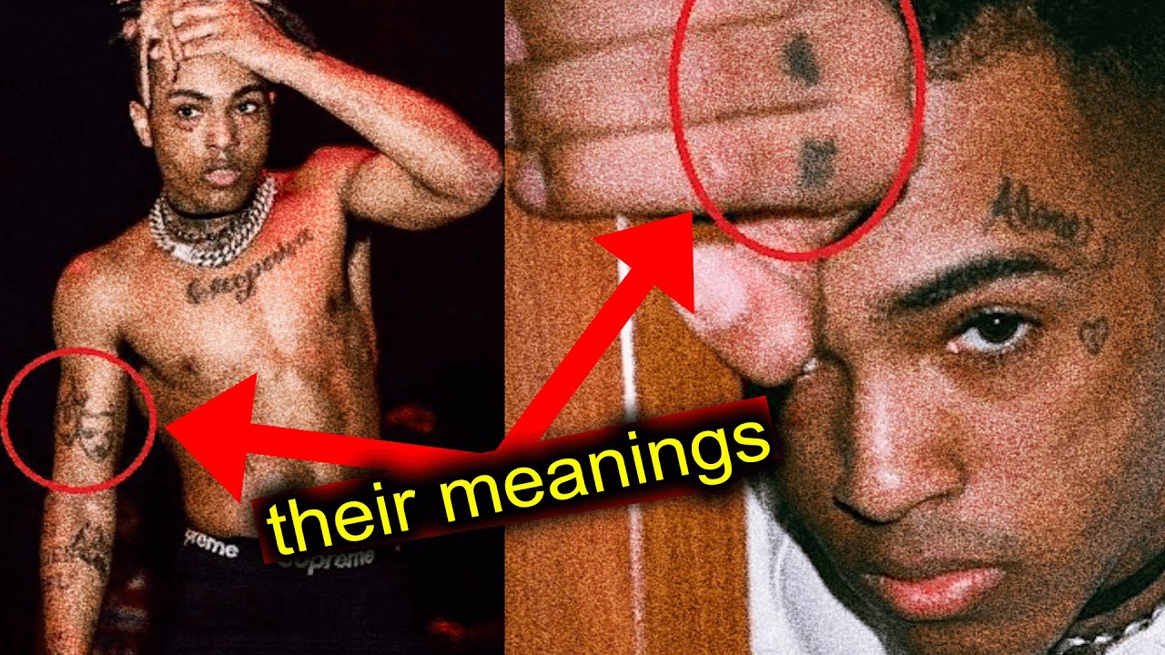 XXXTENTACION TATTOOS & THEIR TATTOO MEANINGS EXPLAINED | RAPPER DOCUMENTARIES