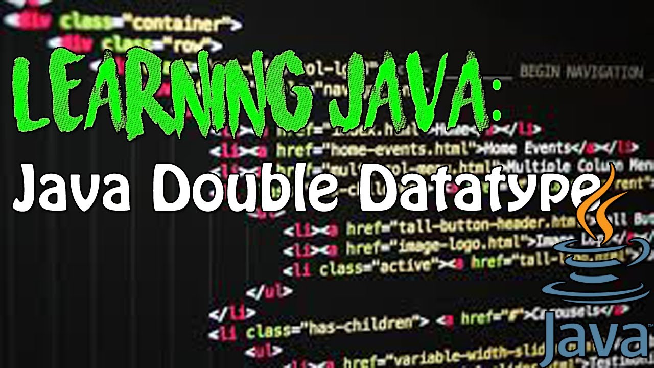 LEARNING JAVA: Double Datatype