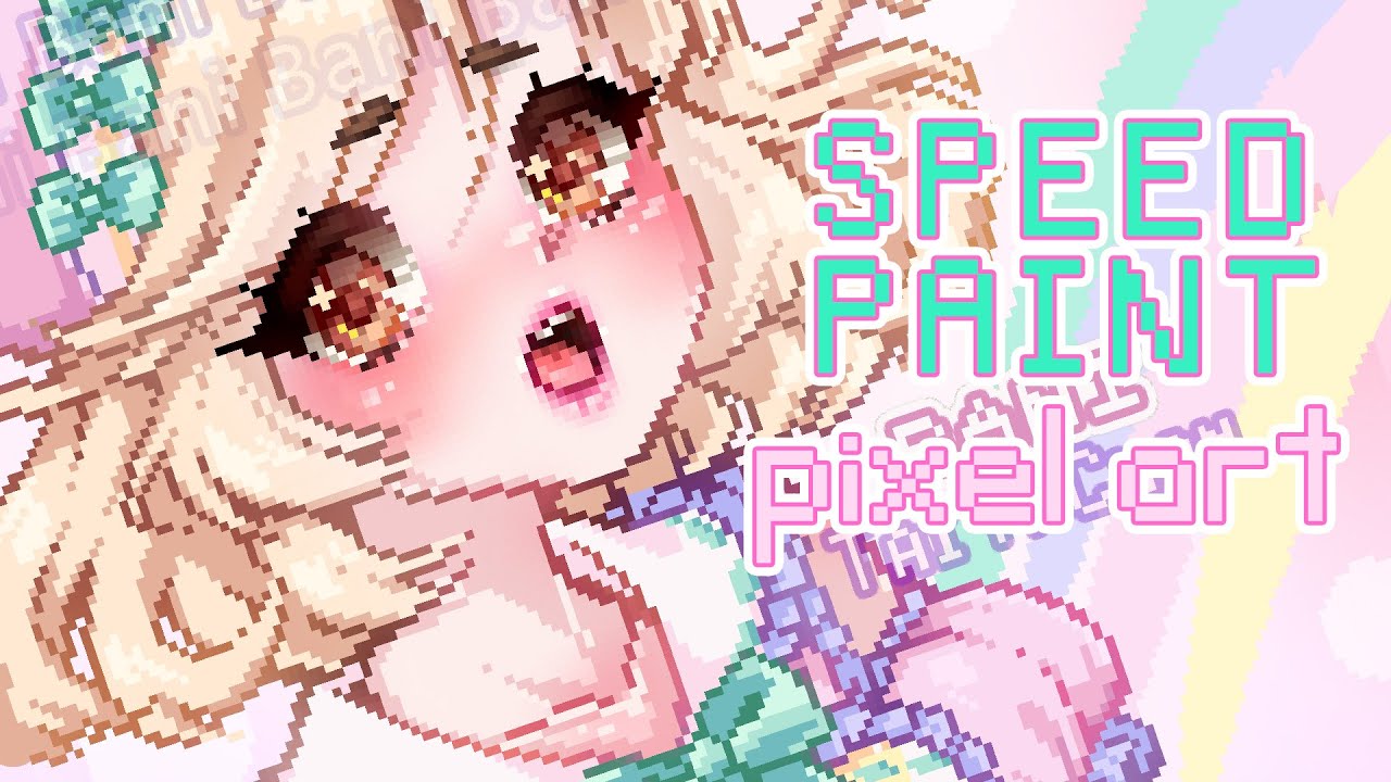 ♡ SpeedPaint ♡ Witty Ears 🐰 Adopt| Kawaii Pixel Girl!♡