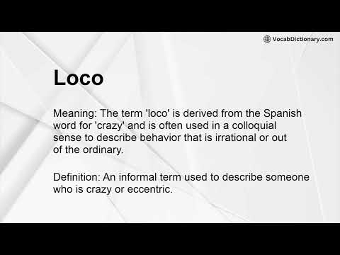 Loco Meaning