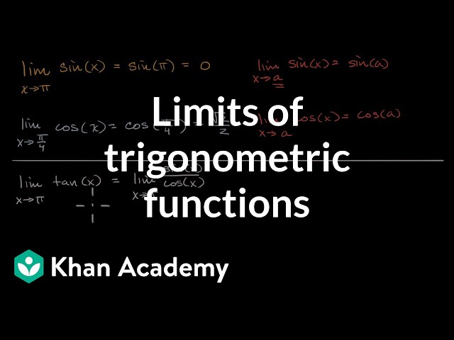 Understanding Limits of Trigonometric Functions in Calculus | Galaxy.ai