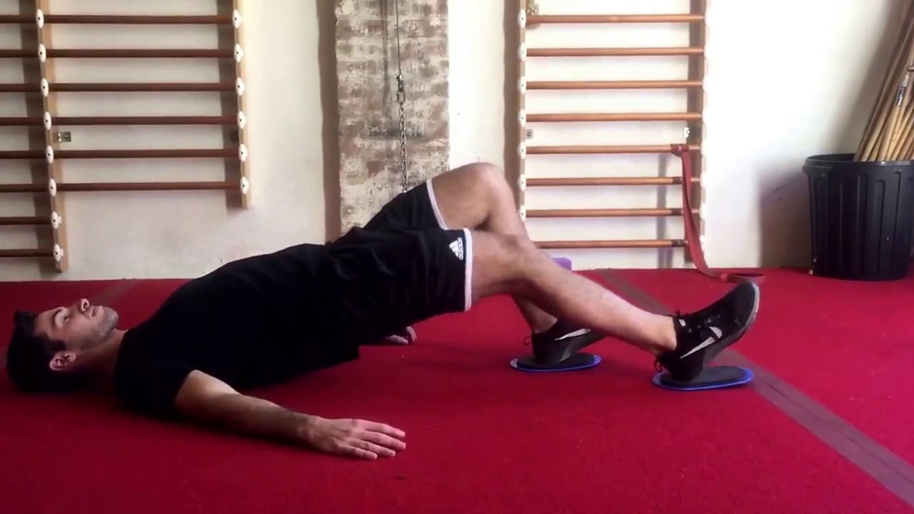 Hamstring Slide alternating legs