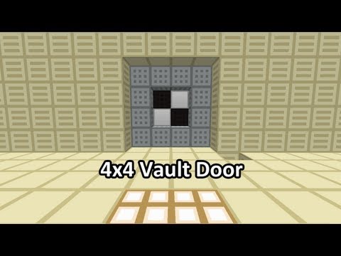 4x4 Vault Door with Cool Animation Minecraft Project