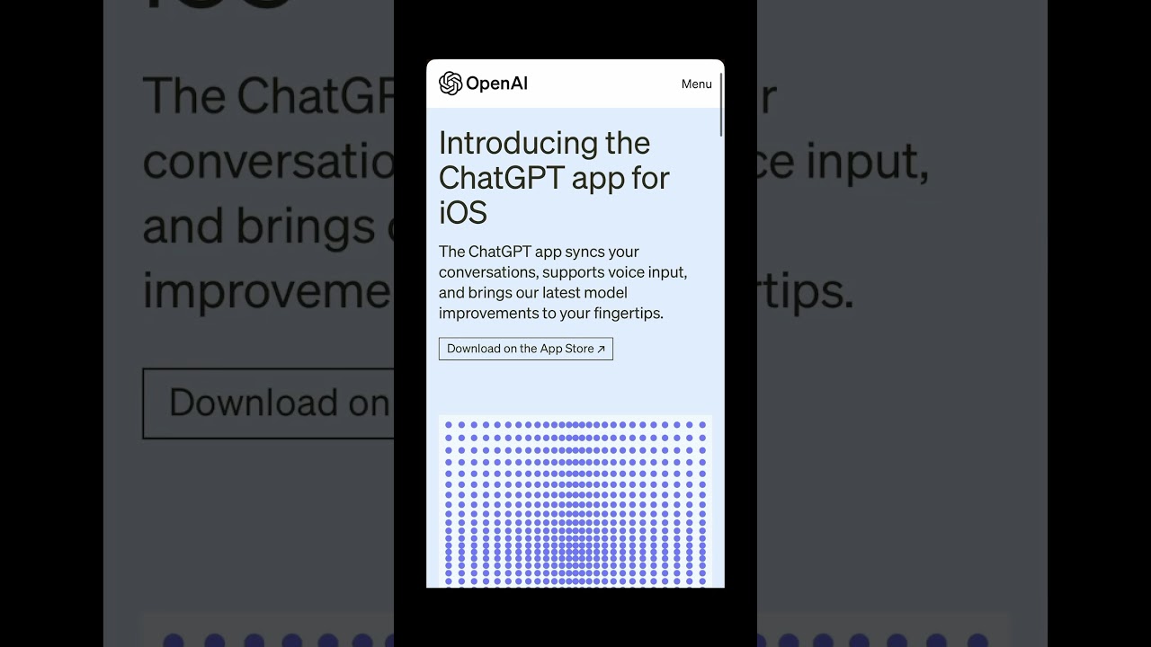 ChatGPT has an iOS app!!!