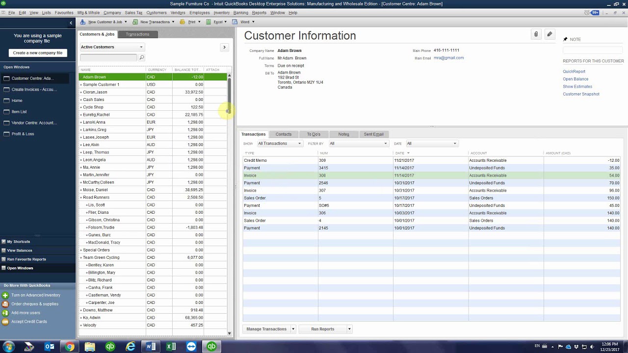QuickBooks Tutorial#5  Credit Memo Part 1