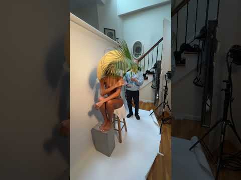 BTS: behind the scenes of an editorial shoot for blush dream magazine. #nychairstylist #editorial