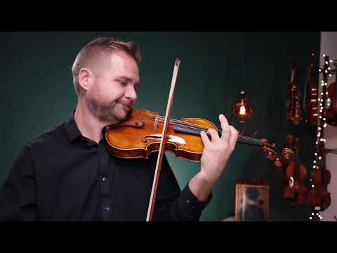 Decorative Sample with Ornate Carvings Violin No. 169 from Fiddlershop