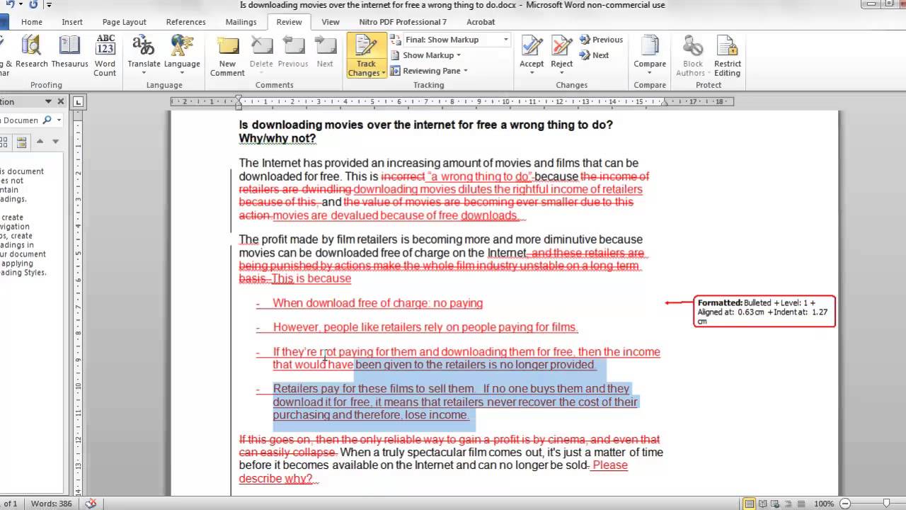 Selective Entry exam Victoria Analytical Writing Review - How to fix up your writing