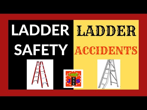 LADDER SAFETY AT WORK In Urdu & Hindi | Causes of Ladder Accidents #safetyfirstlife #laddersafety