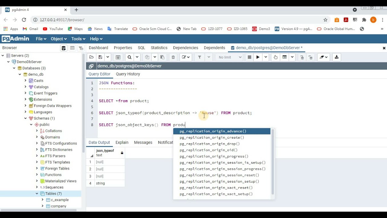 #JSON Functions in #PostgreSQL #DB