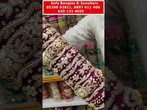 ₹999/5 Wedding Special Bridal Designer Bangles | Charminar Ladbazar Bangles Manufacturer Hyderabad