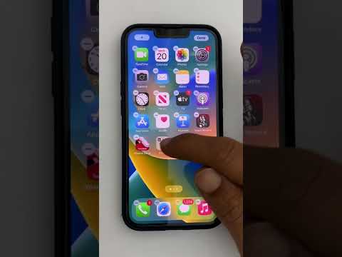 How to create folder in iPhone Home screen #shorts