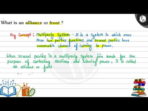 What is an alliance or front?
