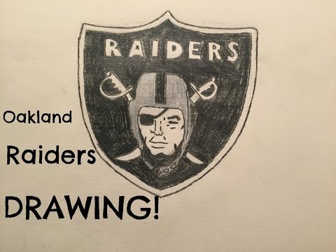 The Oakland Raiders Logo Drawing (Time Lapse)