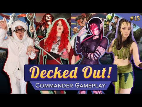 COSPLAY COMMANDER! Kaalia vs. Ragavan vs. Nissa vs. Massacre Girl - EDH Gameplay Ep 15