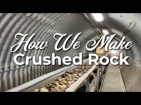 How We Make Crushed Rock at a Sand and Gravel Pit