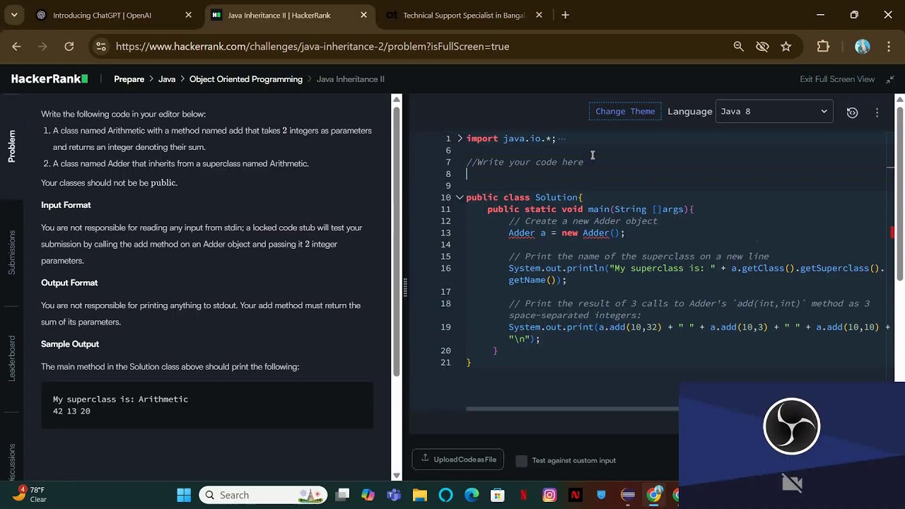 Java HackerRank Practice | Improve Your Coding Skills